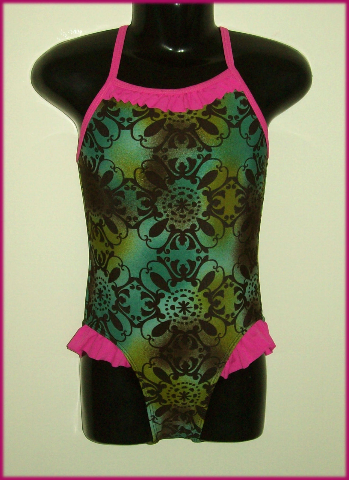 GIRLS TOGS Sz 3 - ADORABLE PATTERNED SWIMWEAR BATHERS - 1 Pc COSSIE New ...