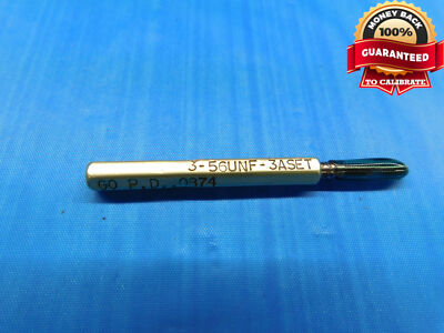 3 56 UNF 3A SET THREAD PLUG GAGE #3 .099 .0990 NO GO ONLY P.D. = .0858 ...