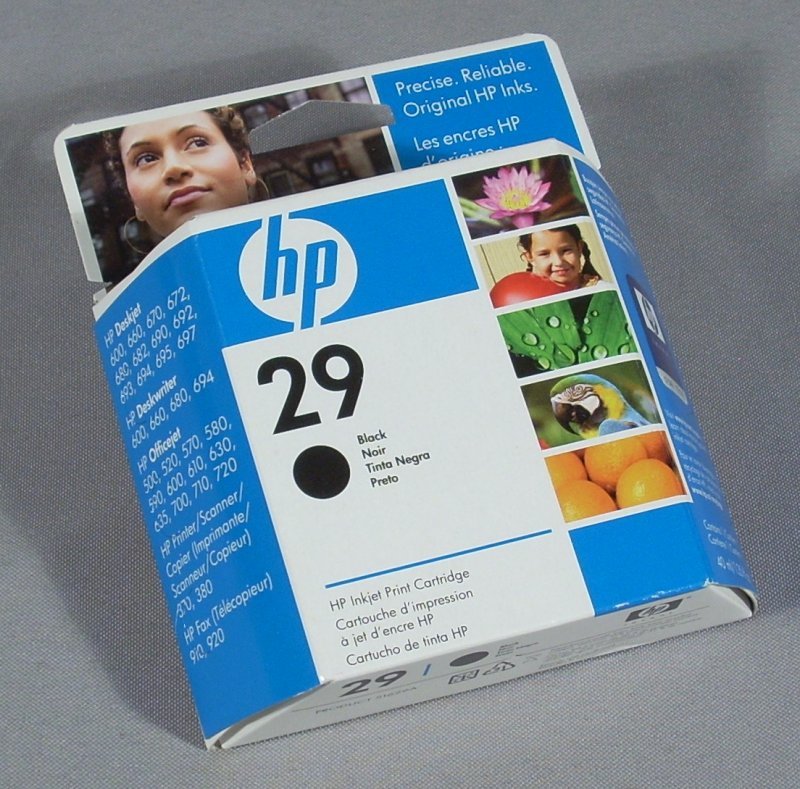 NEW HP 29 BLACK INK CARTRIDGE 51629A FOR HP DESKWRITER 600 EXPIRE 01/ ...