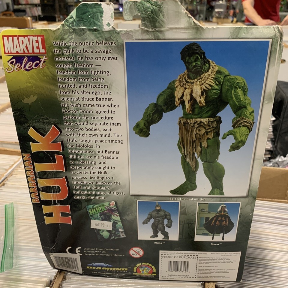 Marvel Select BARBARIAN HULK Figure Set Collector Diamond Select 2012 ...