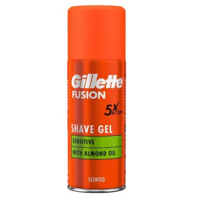 Gillette Fusion Sensitive Mini Shave Gel 75ml - Travel Size | eBay UK