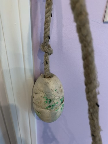 Weathered Salvaged Maine Lobster Boat Trap BUOY Nautical Spongex Float ...