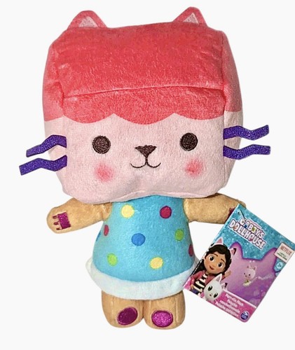 Gabby's Dollhouse Baby Box Cat Purr-iffic Plush Toy 10" Stuffed Kitty ...