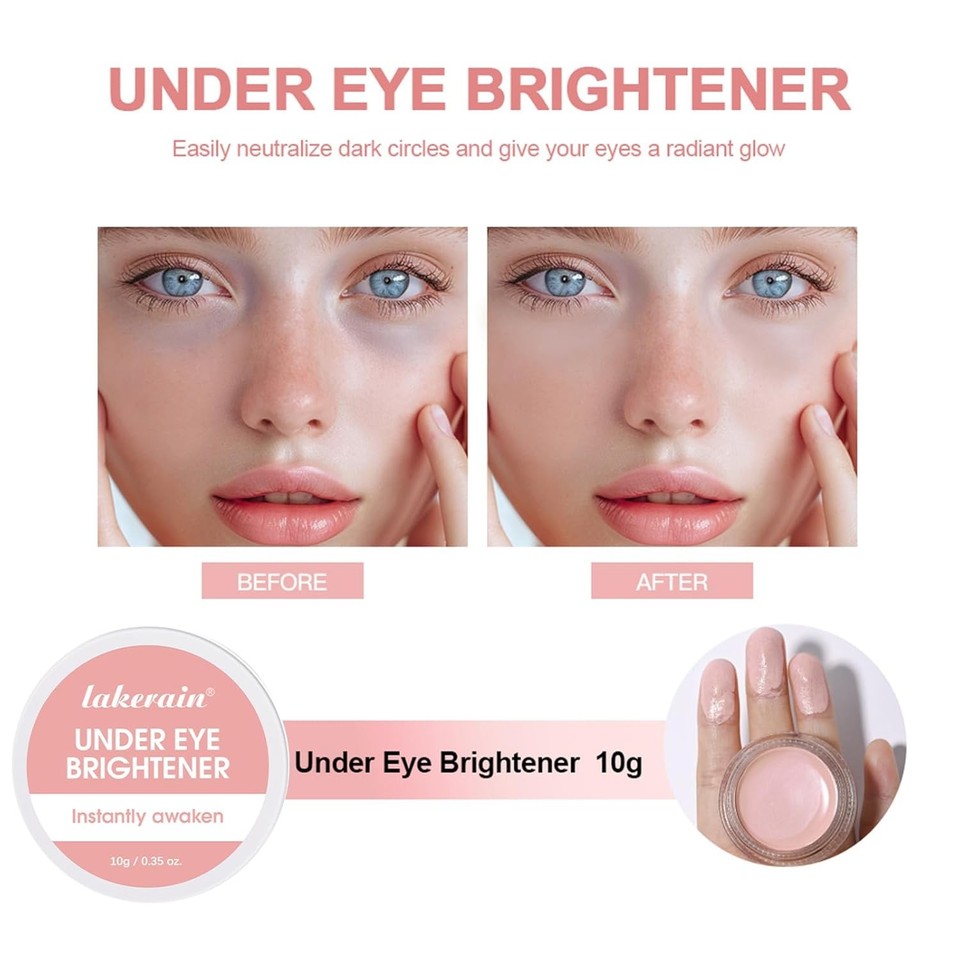 Under Eye Brightener & Concealer - Hydrating Color Corrector for Dark ...