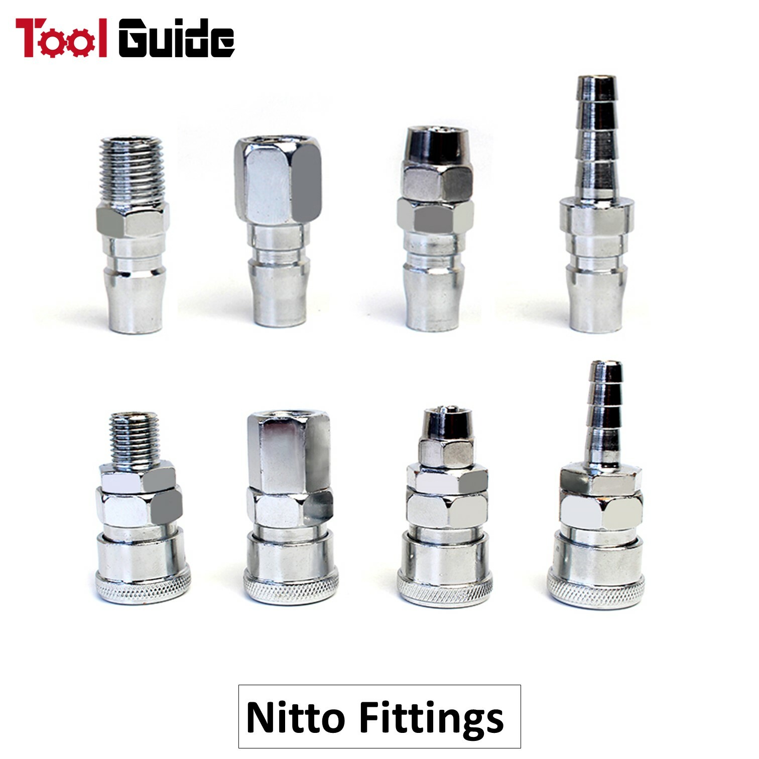 Nitto Type Coupler Air Fitting Male Female Thread Barbed Tail Hose Nut ...