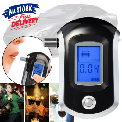 Breathtester LCD Portable Digital Personal Breath Tester Alcohol ...