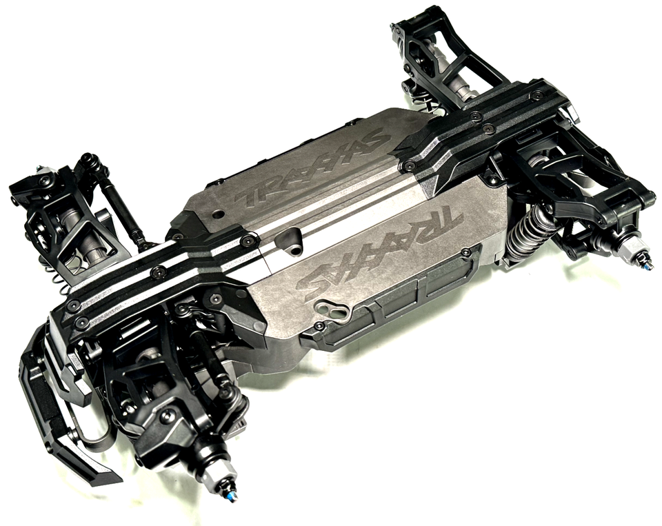 Fits Traxxas Mini-Maxx 4x4 Bl-2s Roller Chassis Parts Shocks Diff TRX ...