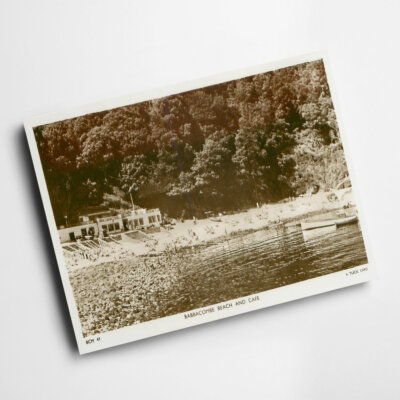 A6 PRINT - Vintage Devon - Babbacombe Beach and Cafe | eBay UK