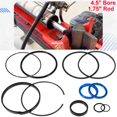 4.5" Bore x 1.75" Rod Cylinder Hydraulic Log Splitter Cylinder Rebuild ...