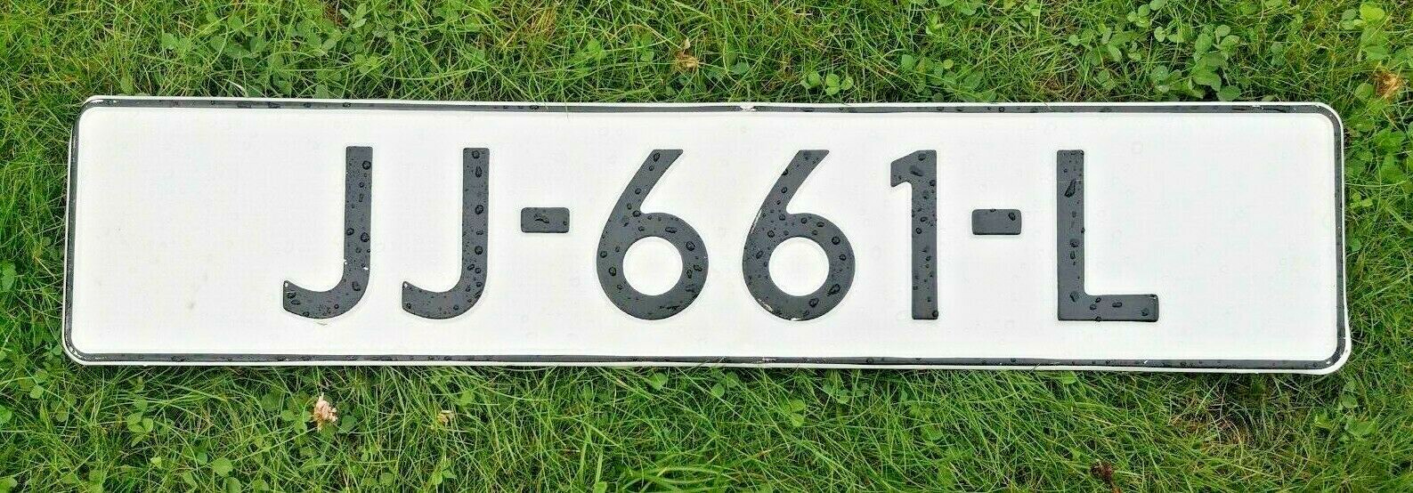 100% REAL ORIGINAL Aluminium Car License Plate DUTCH Holland Nederlands ...