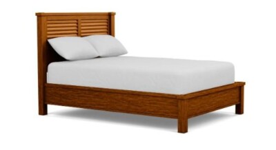 Ethan Allen full size bed frame with headboard wood | eBay