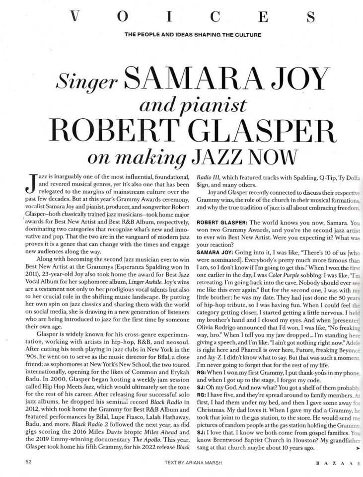 Harper's Bazaar Magazine Brie Larson Summer Fashion Donatella Versace ...