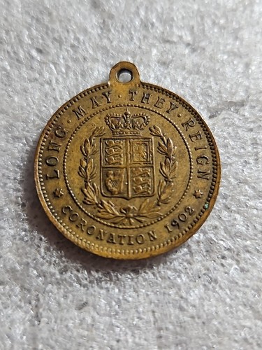 Rare 1902 King Edward VII Coronation Medal (Lauer) German Made Nice ...
