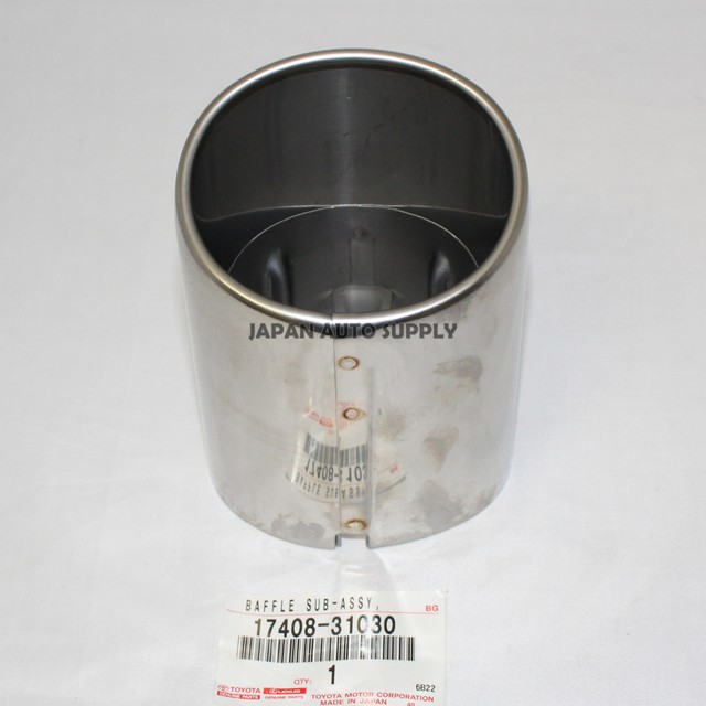 1740831030 Genuine Toyota Baffle Sub ASSY Exhaust Tail Pipe 17408-31030 ...