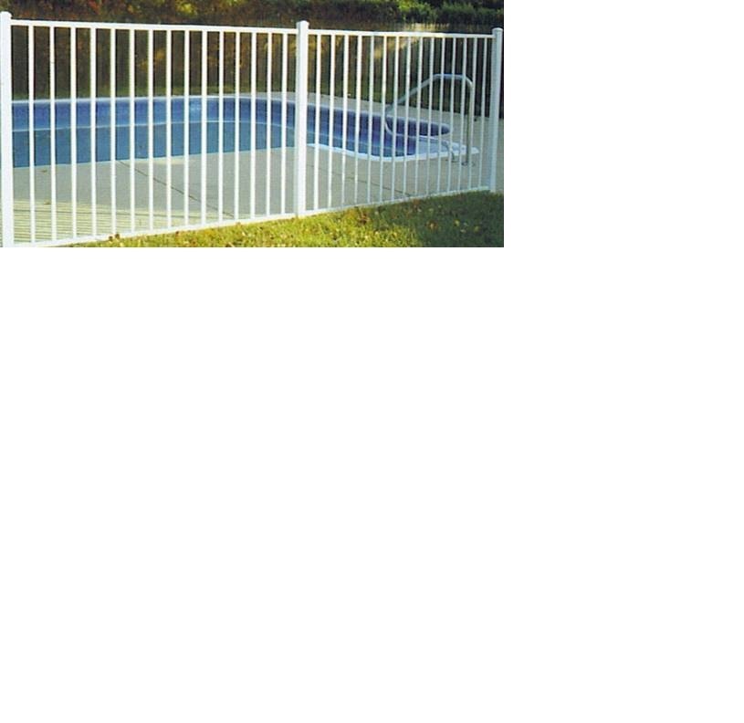WHITE ALUMINUM FENCE 4 ft x 6ft ASSEMBLED PANEL Pool Code | eBay