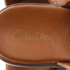 Clarks Brown Leather Cut Out Mules Slip On Casual Shoes Heels Women 8.5 ...