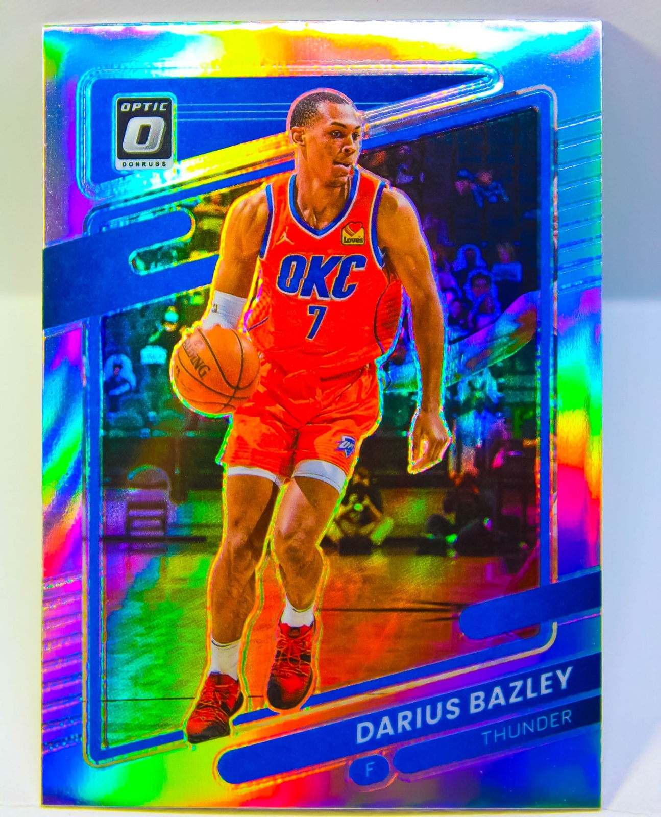 Darius Bazley 2021-22 Optic Basketball Silver Holo Prizm Refractor Card ...