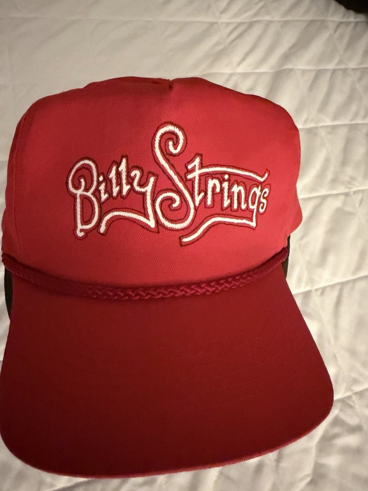 BILLY STRINGS HAT VINTAGE BMFS RED ROPE HAT | eBay