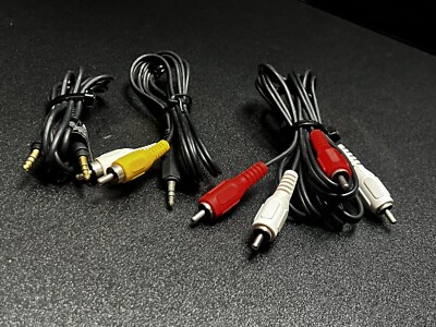 RCA Audio Cable 3FT Dual RCA to 2x RCA Stereo Cable Amplifier Speakers ...