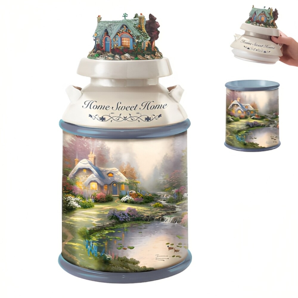 The Bradford Exchange Home Sweet Home Cookie Jar by Thomas Kinkade 12.5-inches | eBay