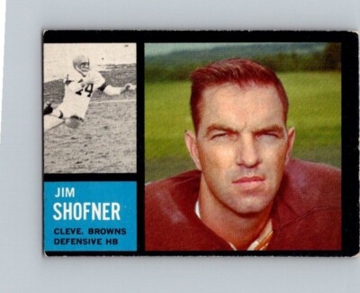 1962 TOPPS FOOTBALL #35 JIM SHOFNER LOW GRADE qK | eBay