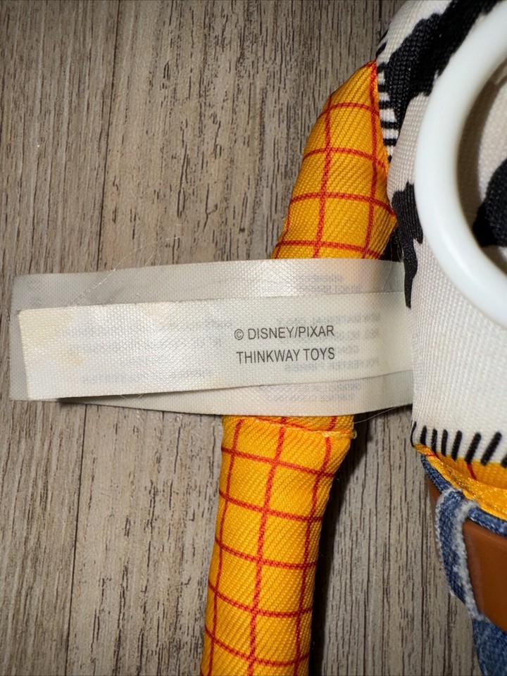 Disney Pixar Toy Story Woody Pull String Talking Doll (WORKS) Thinkway ...