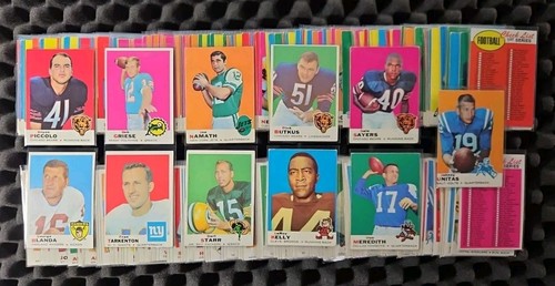 1969 Topps Football Complete Set 263 Verry Good/ Ex.-NearMint Bold ...