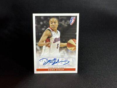 2005 RITTENHOUSE WNBA DAWN STALEY ON CARD AUTO AUTOGRAPH | eBay