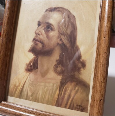 JESUS OF NAZARETH By Lajos "Louis" Jambor Vintage Print 1948 Litho ...