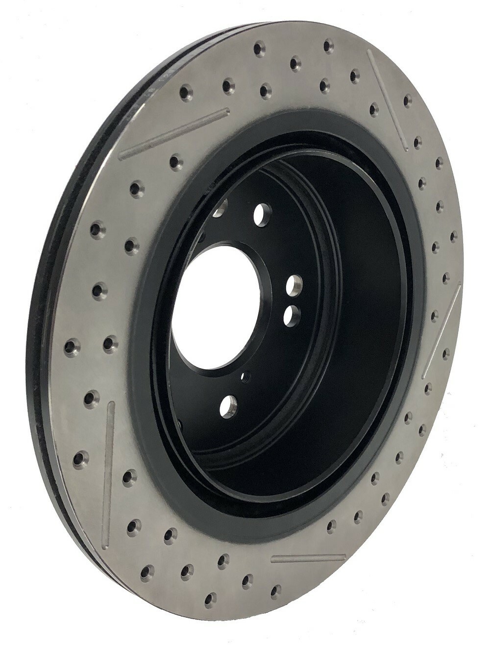 REAR BRAKENETIC Premium Drill Slot Brake Rotors Z32 300ZX Conversion 4 ...