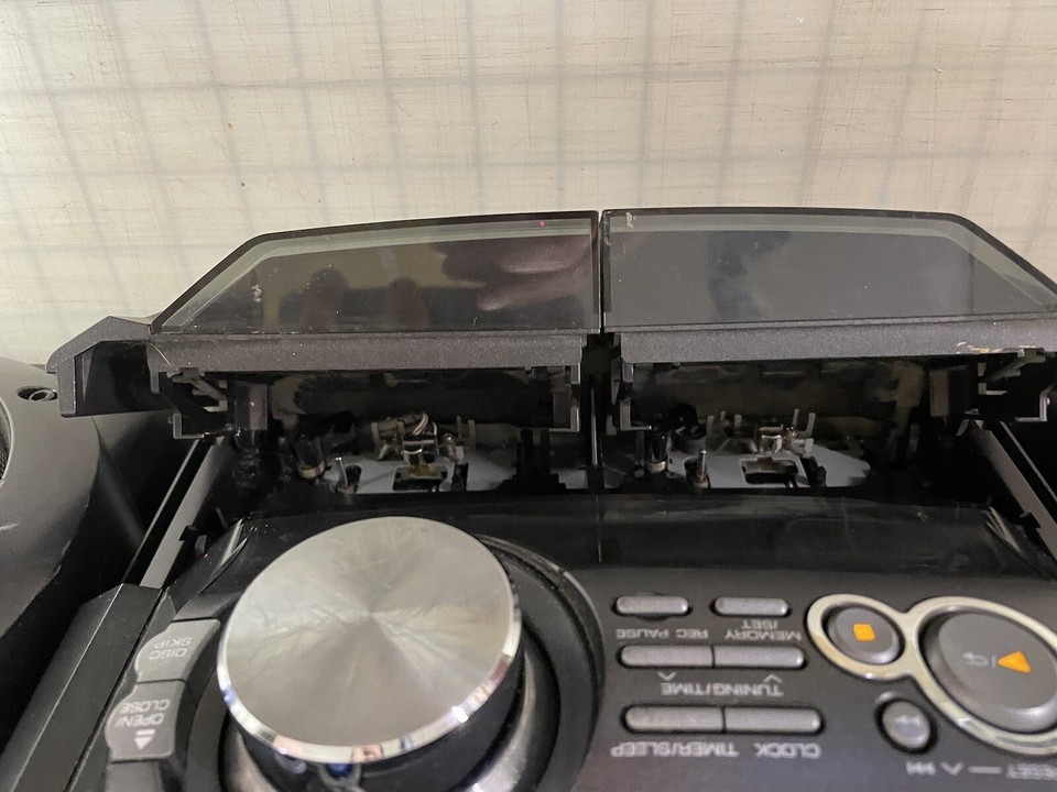 SHARP CD-XP550 CD Player Changer Double Cassette Decks WORKS READ! | eBay