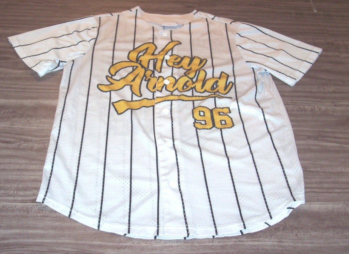 NICKELODEON HEY ARNOLD Baseball JERSEY Shirt MEDIUM N… - Gem