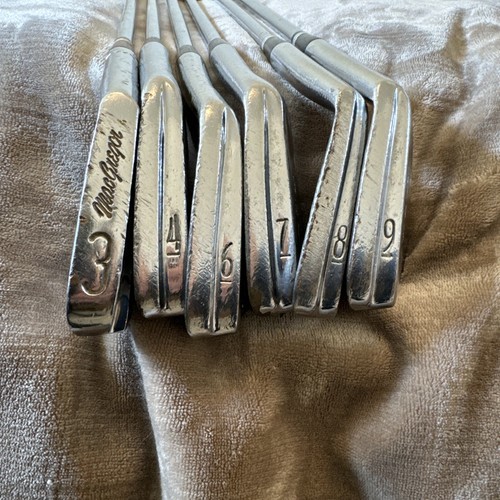 Vintage MacGregor Iron Set 3,4,6,7,8,9 Stainless Steel 6 Golf Clubs | eBay