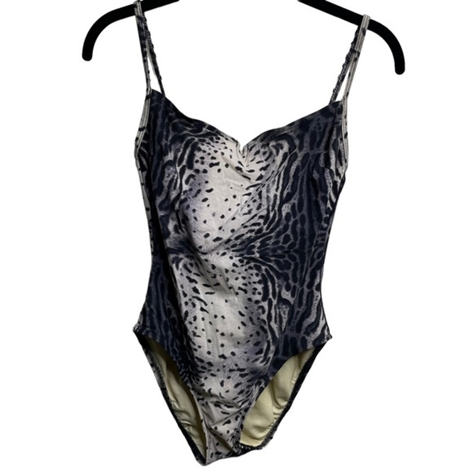 Magicsuit Miraclesuit Vintage Animal Print Black One … - Gem