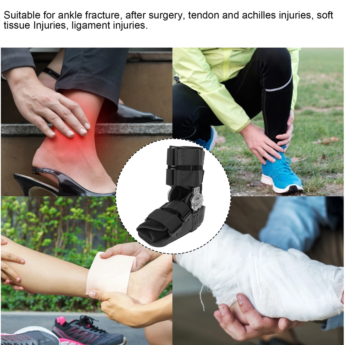Ankle Sprained Support Brace With Side Stabilizer Ankle