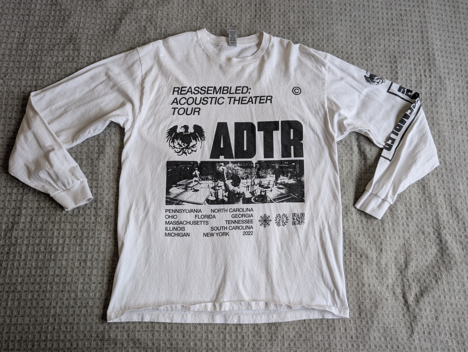 ADTR A Day To Remember Shirt Adult Large White Reasse… - Gem