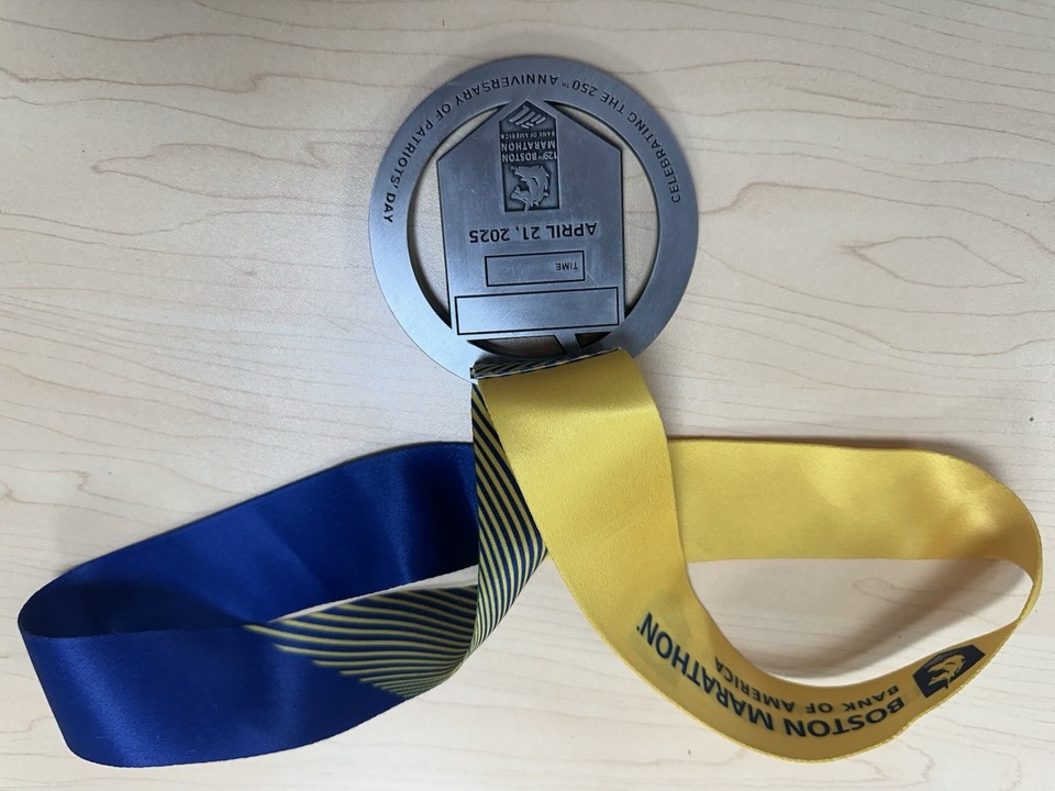 2025 Boston Marathon Medal | Official Finisher Medal | Rare | Marathon ...