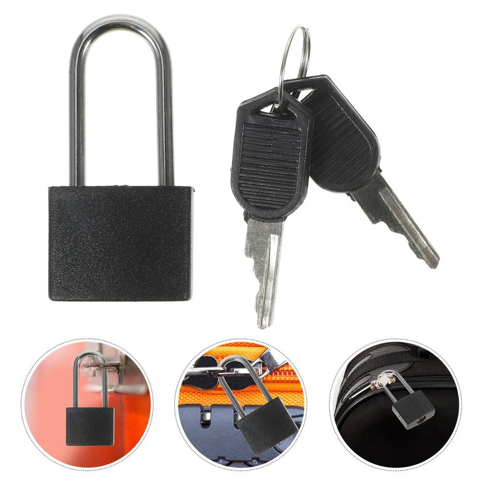 2 Sets Mini Padlock Small Padlock Solid Locks with Keys for Luggage ...