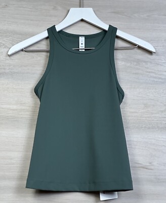 Lululemon Align Waist Length Racerback Tank NULU Size 4 Dark Forest ...