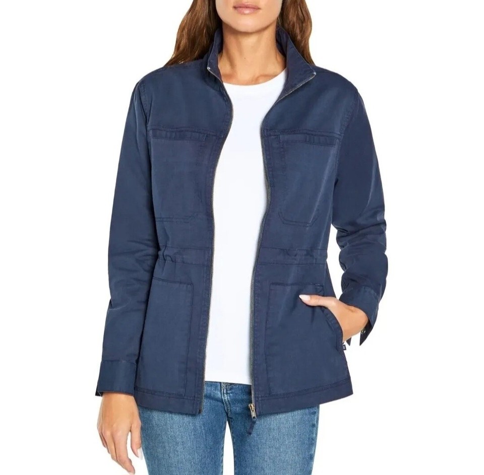 GAP field jacket women's comfort sweater 100% cotton Slight Variation ...