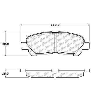 # 300.13250 Centric Parts Disc Brake Pad Set | eBay
