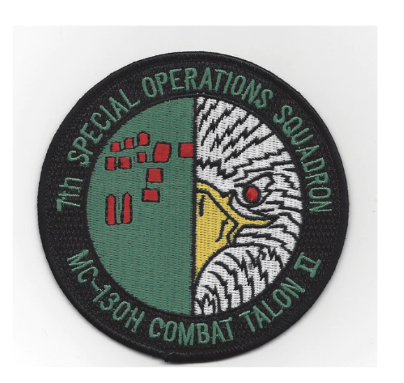 4" AIR FORCE 7TH SPACE OPERATIONS SQUADRON MC-130H TALON II EMBROIDERED PATCH | eBay