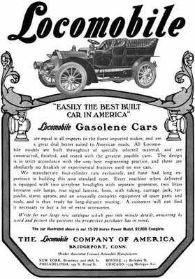 Locomobile c1915 - Locomobile Ad - Locomobile Easily The Best Built Car ...