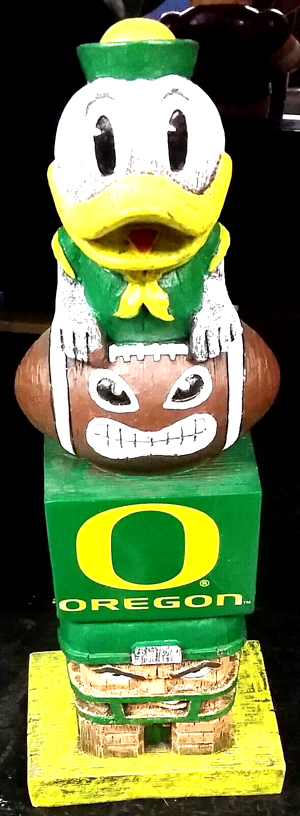 Oregon Ducks Tiki Totem Pole Garden Statue | eBay