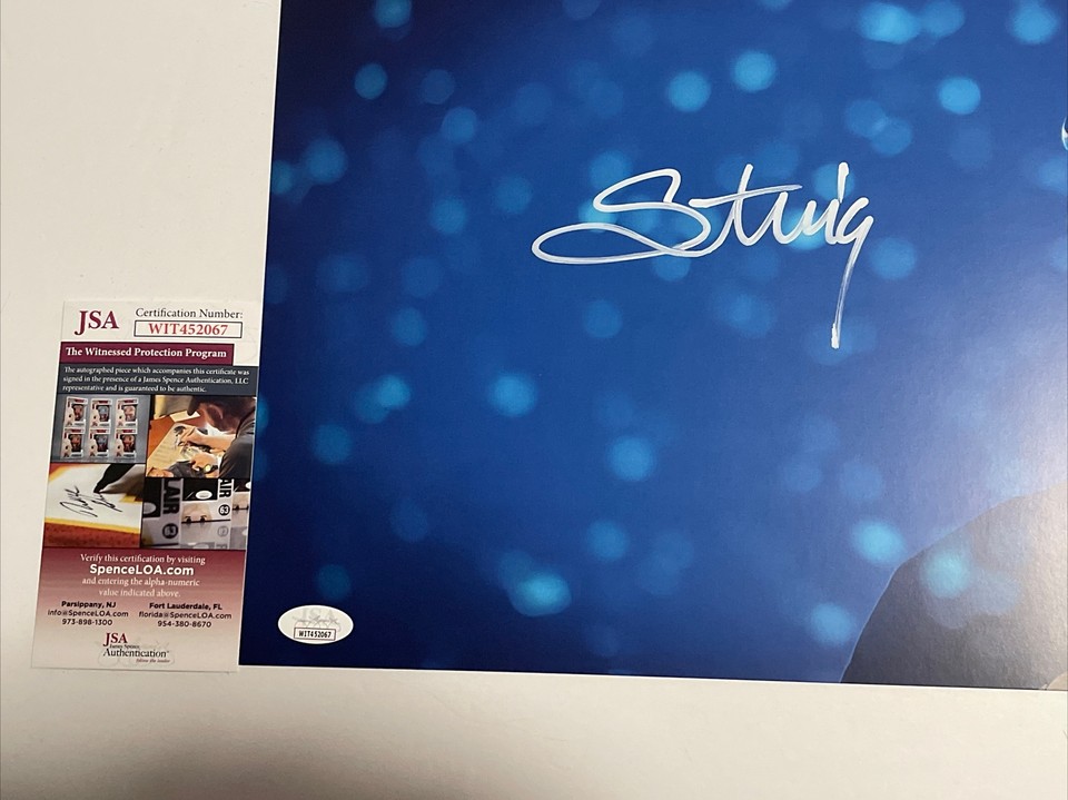 Sting WWE AEW WCW Wrestling 11x17 Signed Poster JSA Witness Certified ...