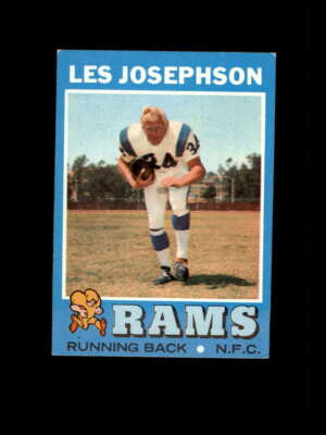 1971 Topps Football #181 Les Josephson STARX 6.5 EX/MT+ (LS805188) | eBay