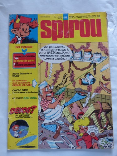 SPIROU n° 1950 COVER DEVOS + LES PECHEURS DE GUERRES | eBay