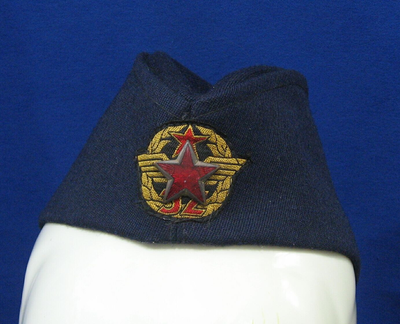 YUGOSLAVIA SERBIA SFRJ RAILWAYMAN FIELD CAP TITOVKA+RED STAR BADGE | eBay