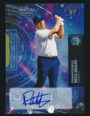 2021 Metal Universe Champions Silver Autograph #97 D Francisco Molinari ...