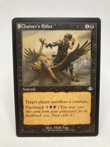 Chainer's Edict NM/M* RETRO Dominaria Remastered ENGLISH 300 mtg ...